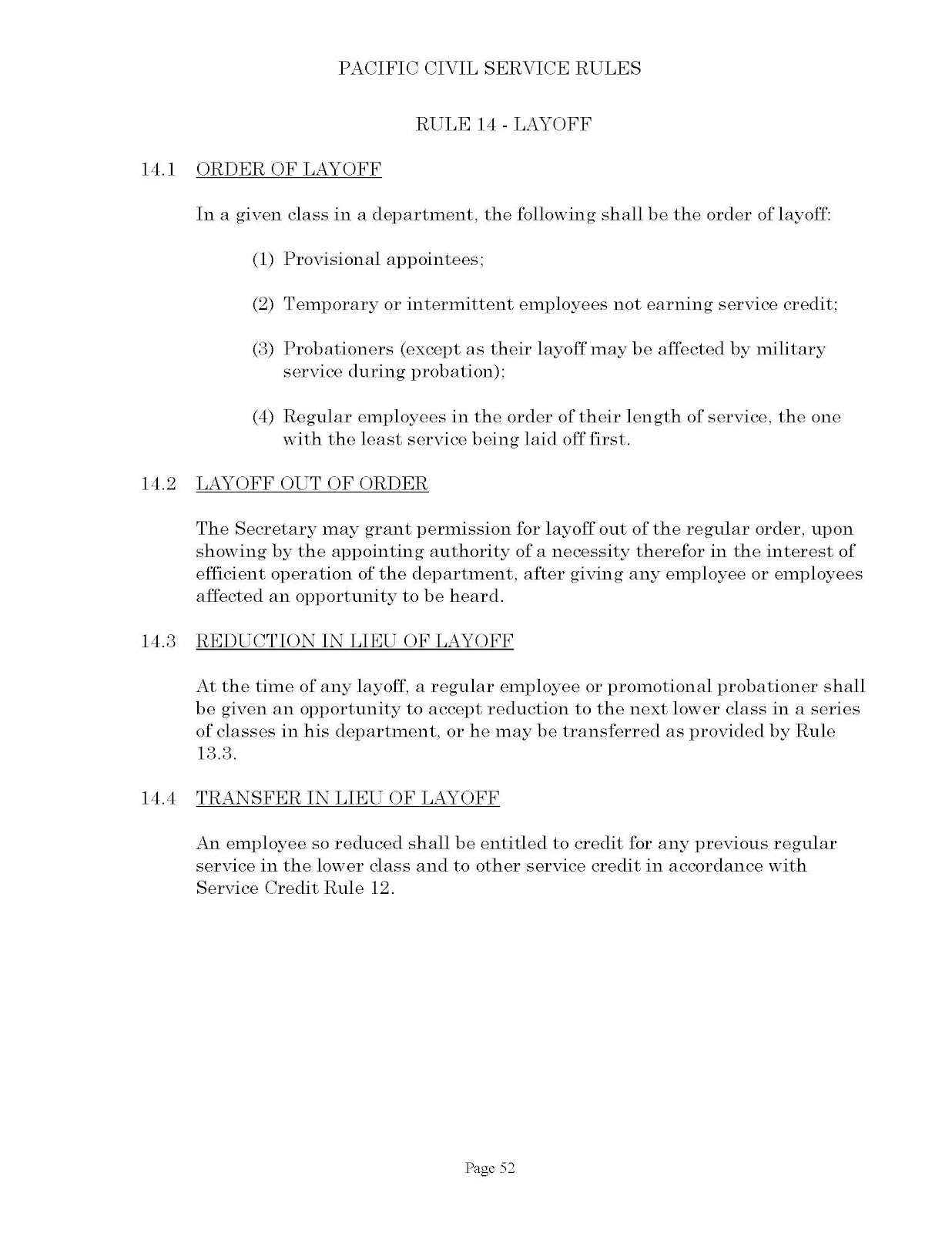 Committee To Recall Cy Sun: Civil Service Rules