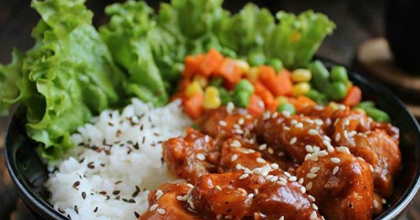 Resep & Cara Membuat Barbeque Chicken Rice Bowl Enak Mudah Sekali ...