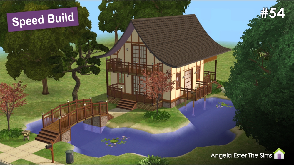 Angela Ester The Sims: Casa 54 - Casa Familiar com inspiração Japonesa ...
