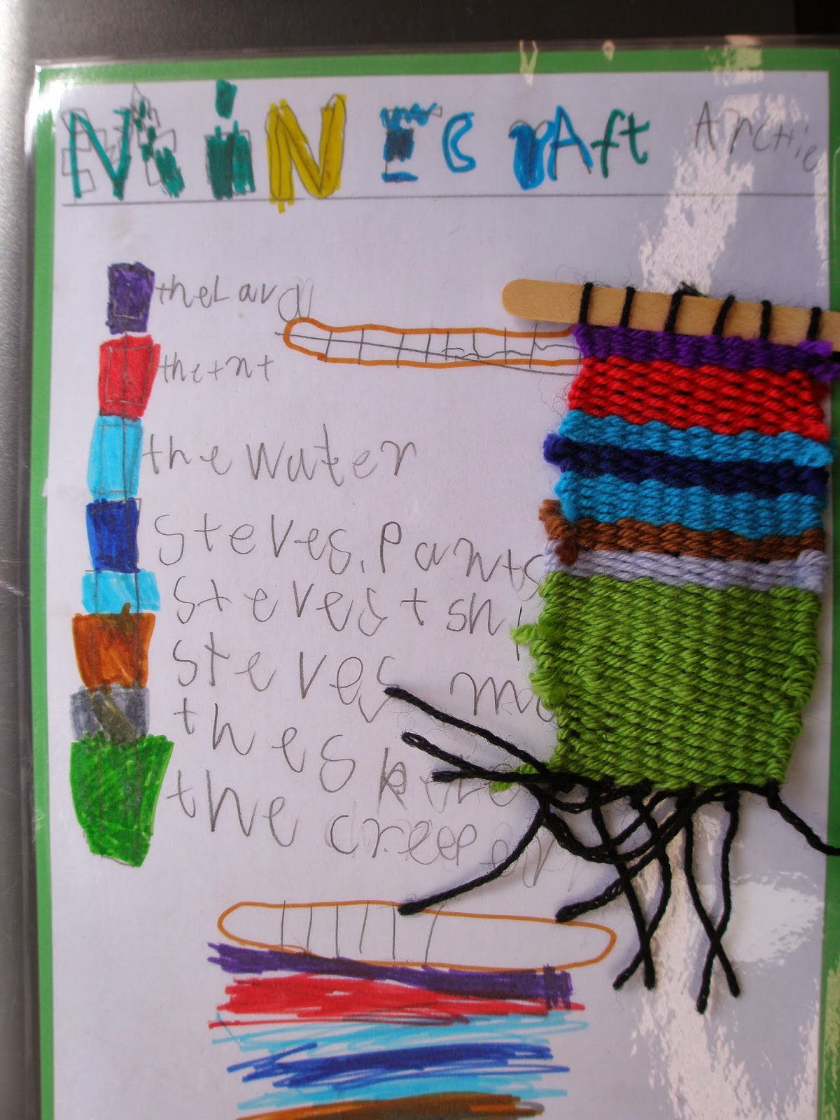 Elwood Primary Art: Textiles- Year 3 Weaving