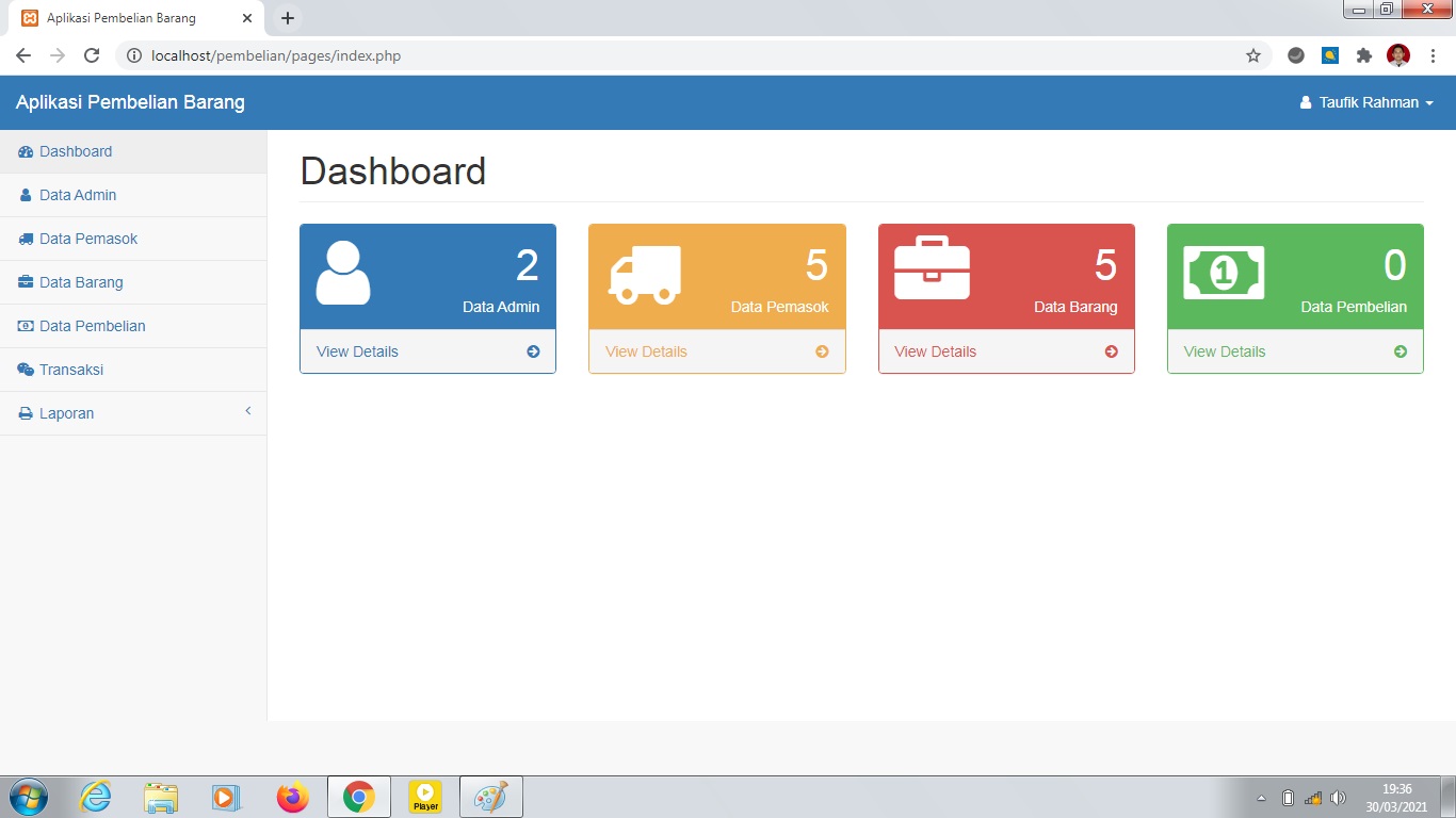 Aplikasi Pembelian Barang Berbasis Web Menggunakan PHP dan Mysql