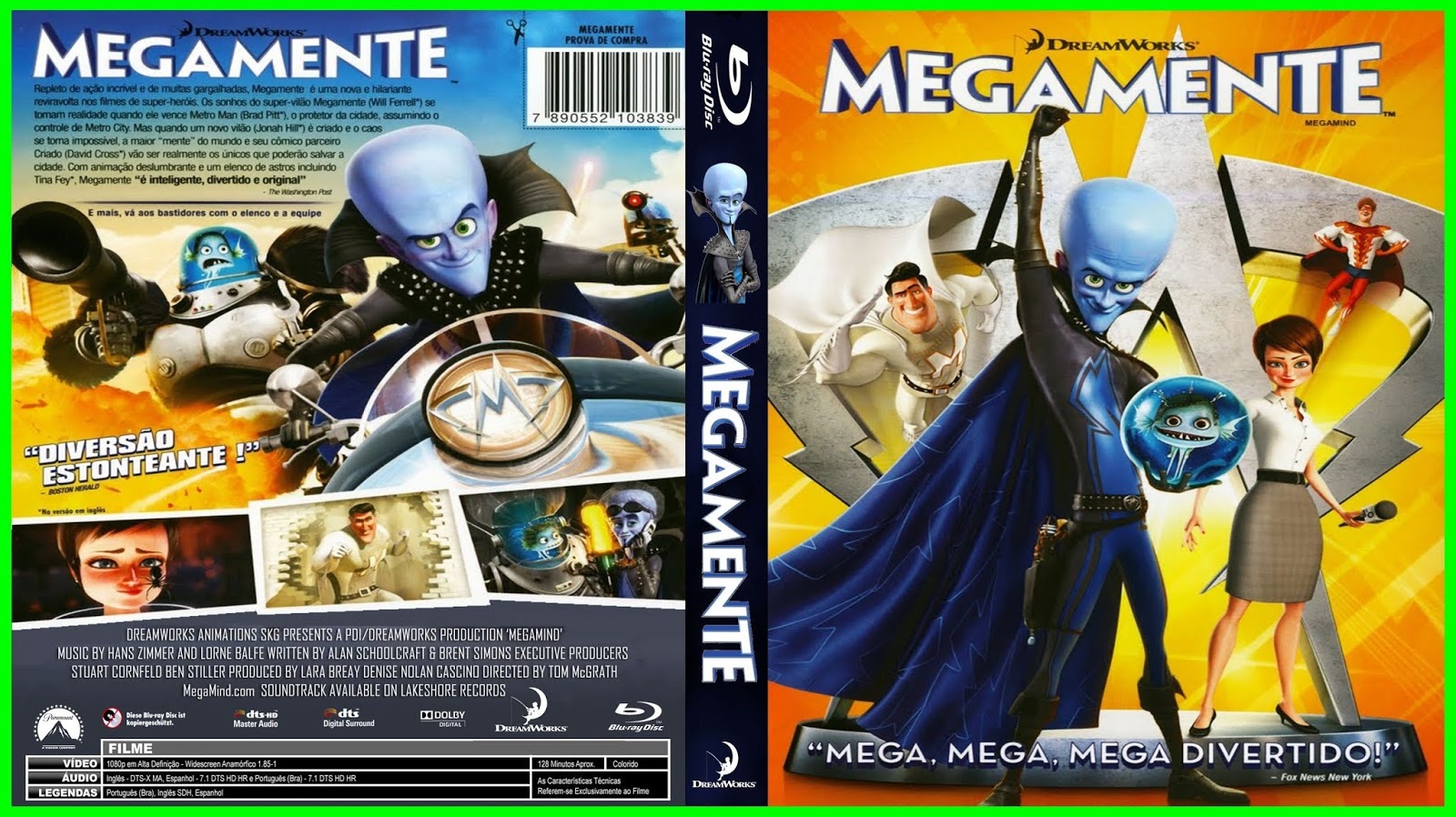 Capas Dvd R Gratis Megamente 2010 Blu Ray