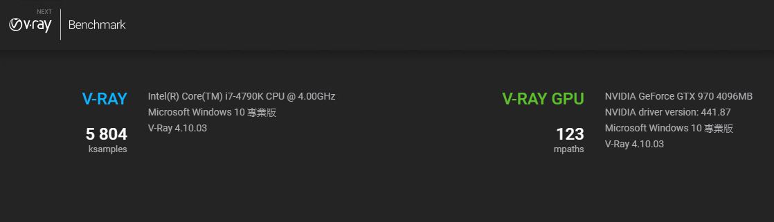 JC LIN - Official Blog: 免費測CPU跟GPU得分神器: VRay NEXT Benchmark