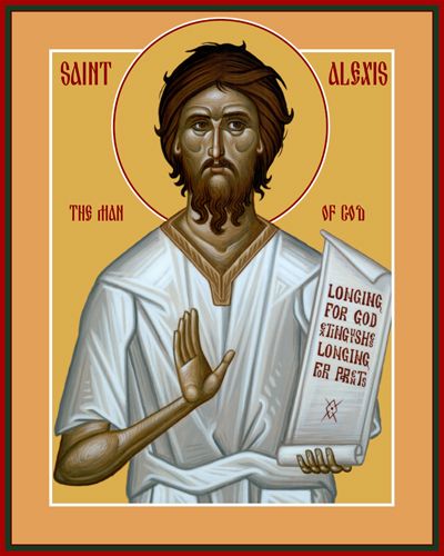 Saint July 17 : St. Alexis - Man of God from Rome and the Patron of ...