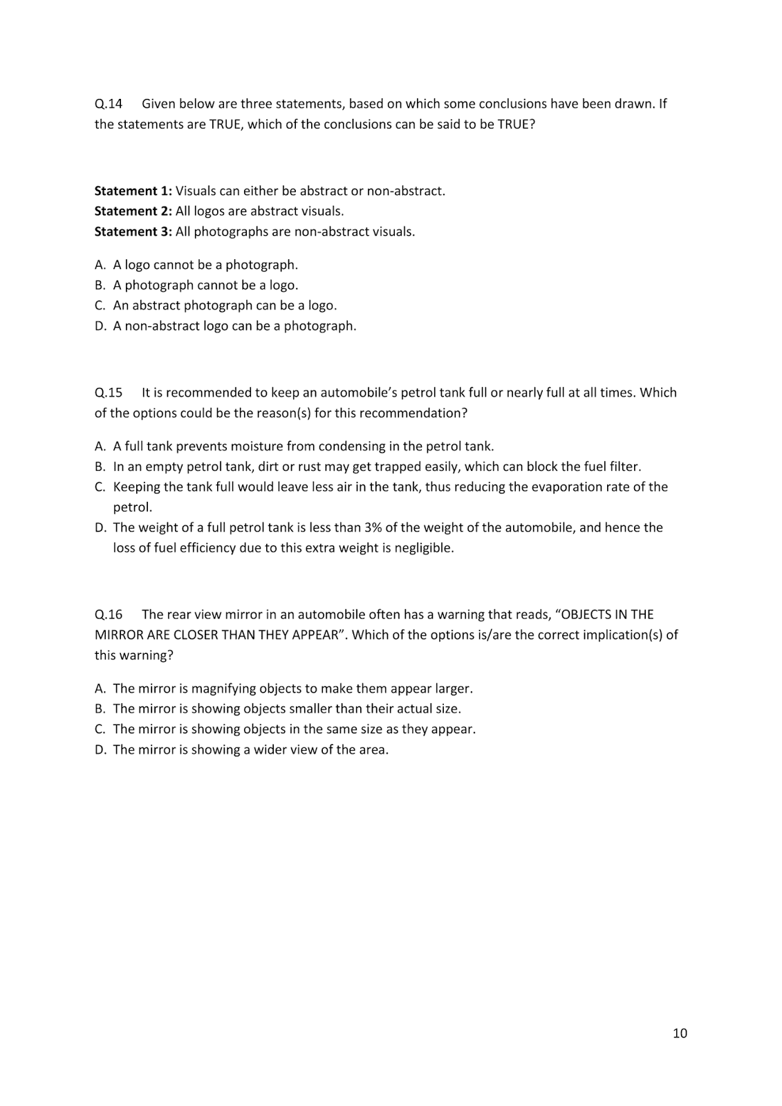 CEED 2018 QUESTION PAPER