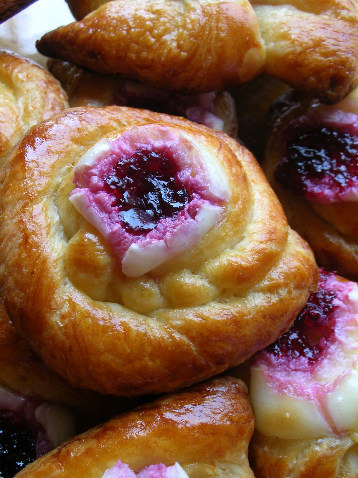 Basil: Fruit & Cream Cheese Danishes