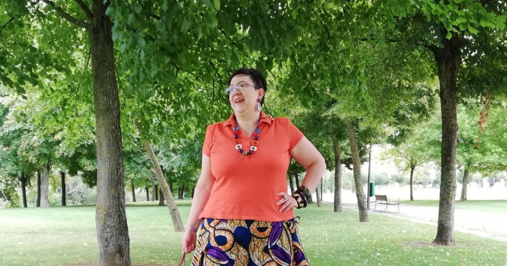 Señora Allnut: orange & print