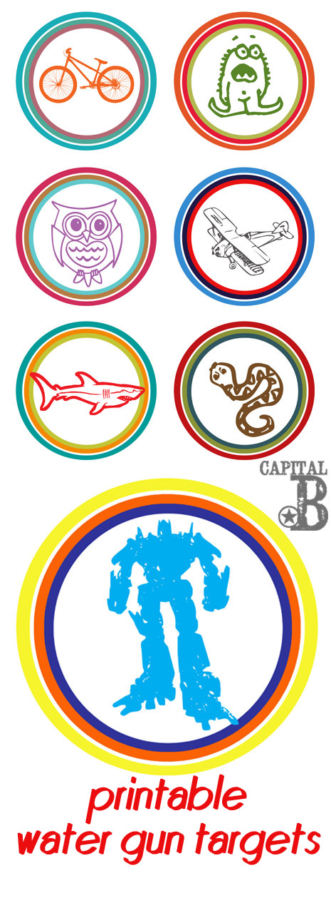Capital B: Water Gun Targets 3.0