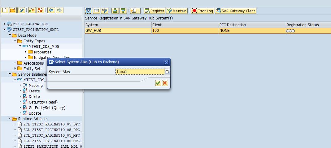 Sap Abap Central Creating Odata Api Based On A Mapped Data Source