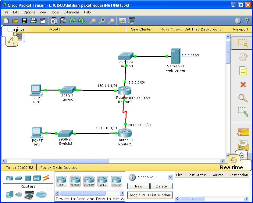edisuryanegara: Konfigurasi NAT & DHCP Pada Router Cisco