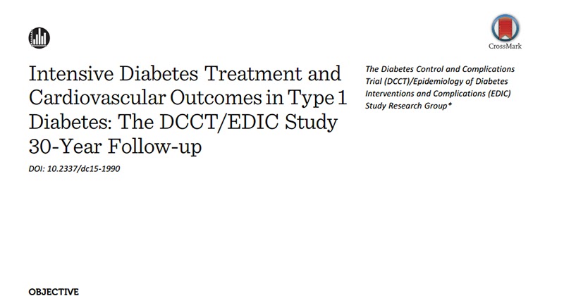 RedgedapS: Más sobre el DCCT/EDIC a los 30 años de seguimiento