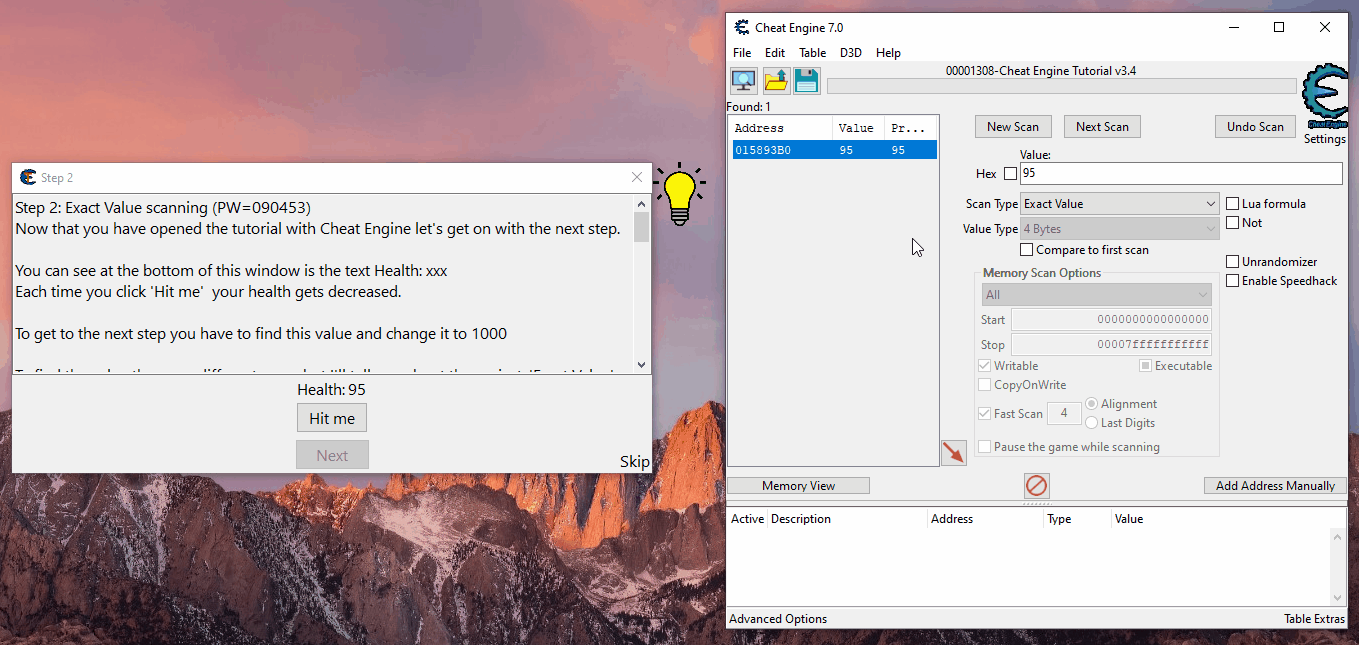 Cheat Engine: Прохождения Туториала Шаги 1 и 2 - BootDev