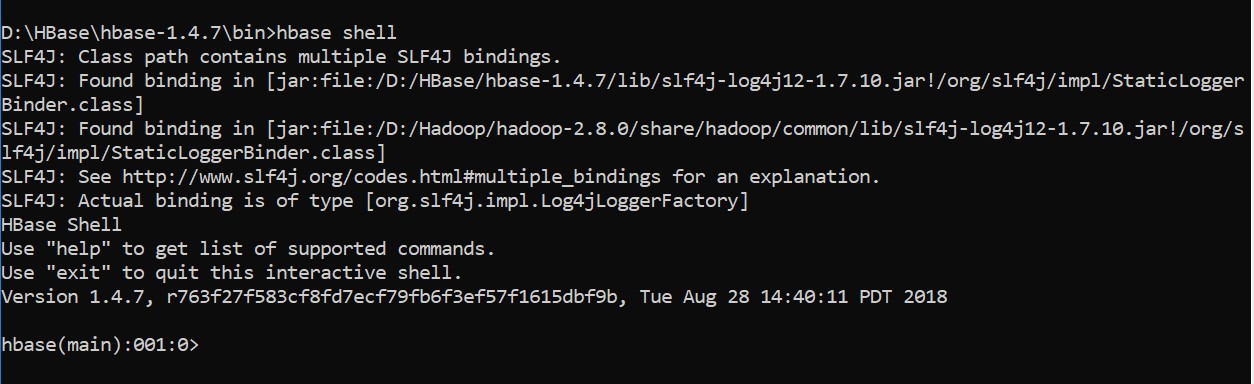 TALK GRID (Cloud Trainer): HBase installation on Windows 10