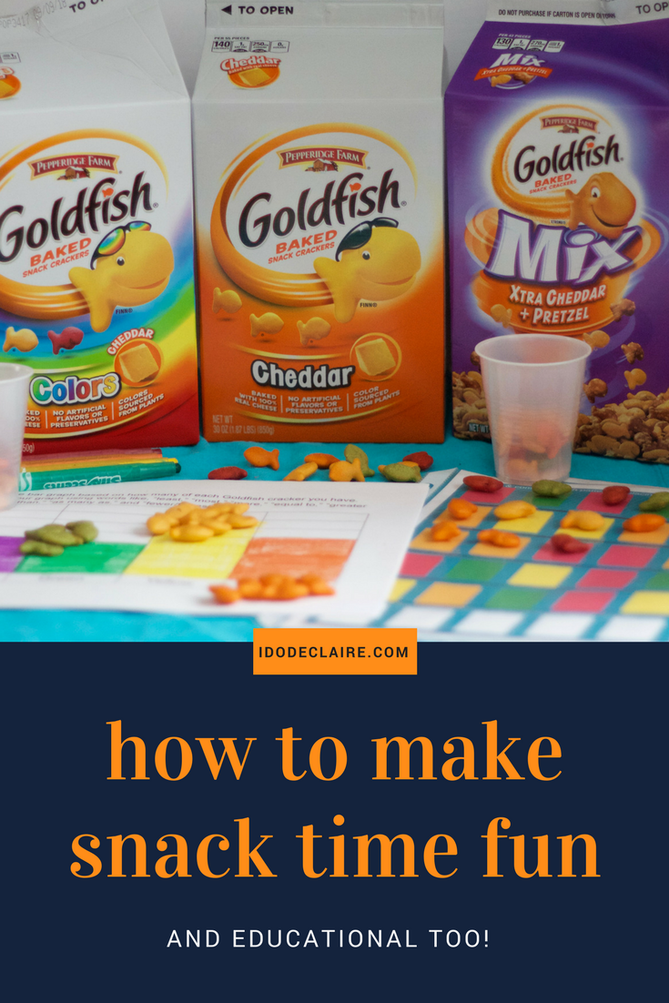 How to Make Snack Time Educational - I do deClaire