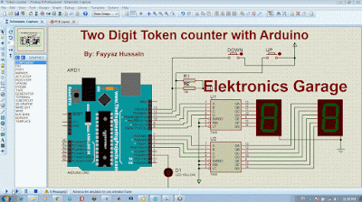 Token counter using Arduino and 7 segment Display - Electronics Garage