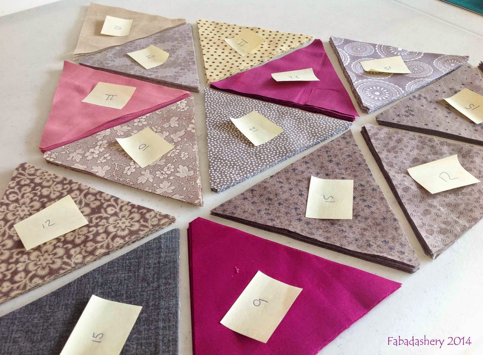 Fabadashery: Triangle Quilt Along (TQA) - The Sassy Quilter