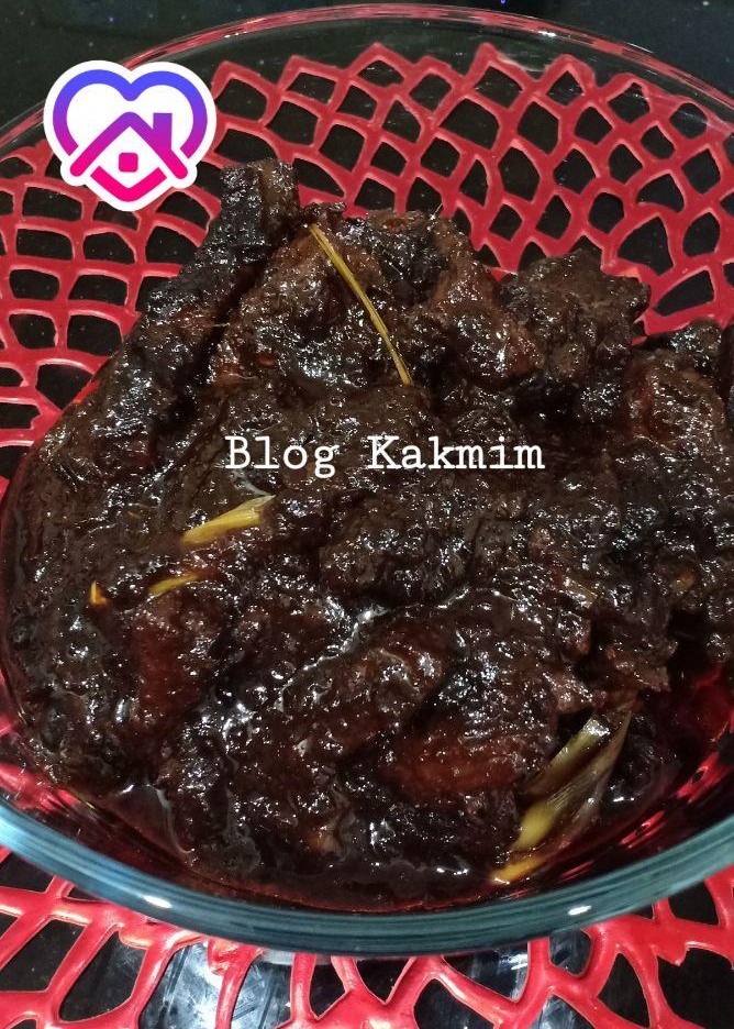 Daging Masak Hitam Sarawak Versi Simple