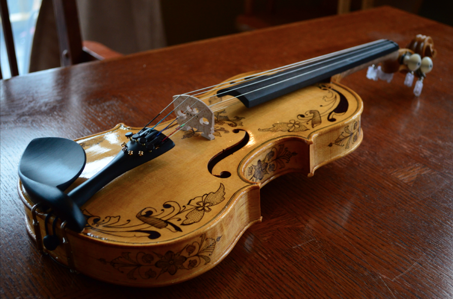 Converting a violin to a Hardanger Fiddle