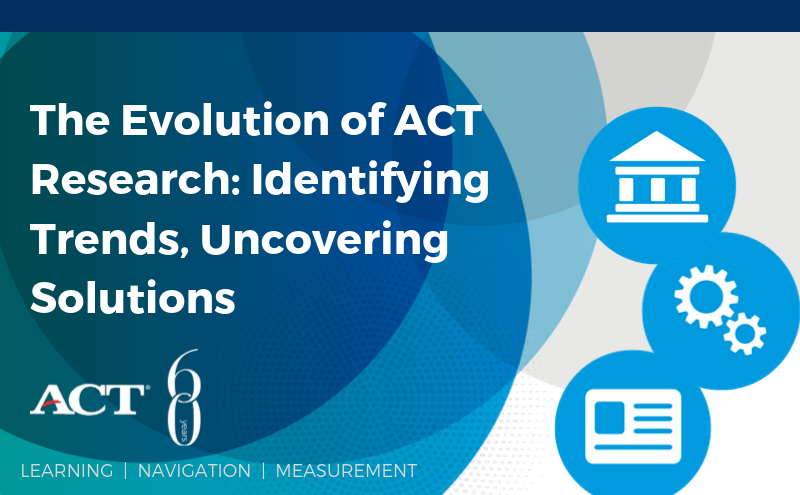 ACT Newsroom & Blog: The Evolution of ACT Research: Identifying Trends ...