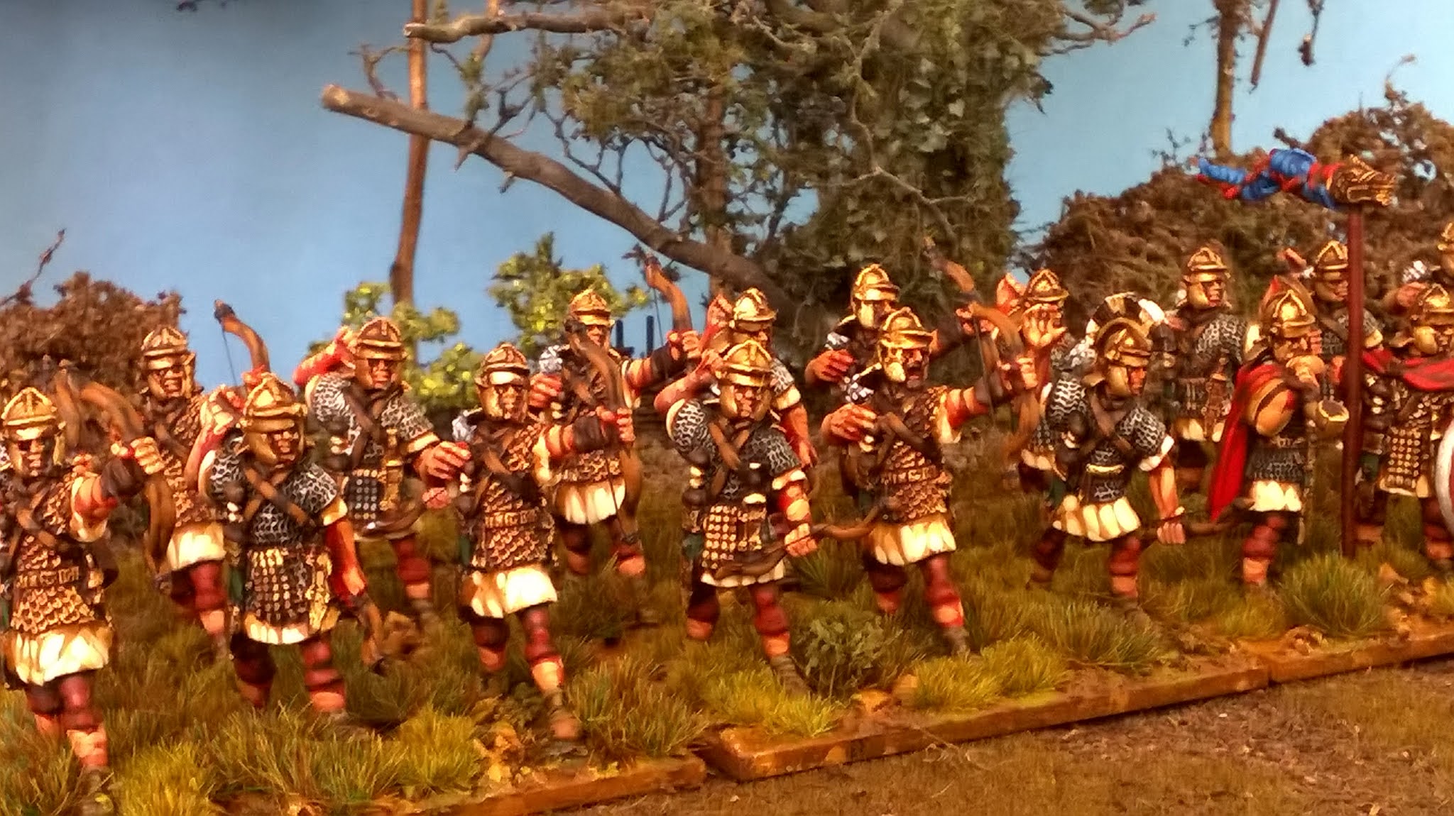 Painting Lead and other stuff.: 28mm Early Imperial Roman Archers