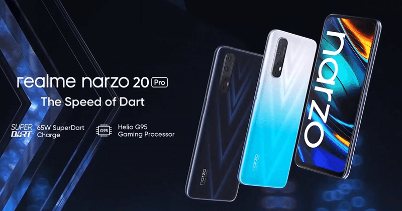 realme narzo 20, 20 Pro, 20A now official