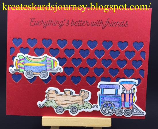 KreatesKards Journey: Better With Friends Stamp Set & Die Bundle From ...