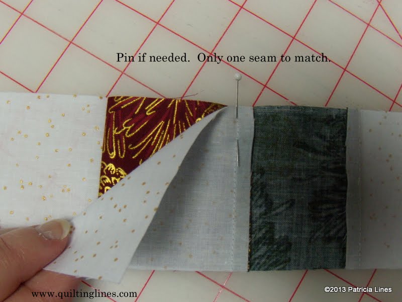 Quilting Lines: Simple Patchwork Border