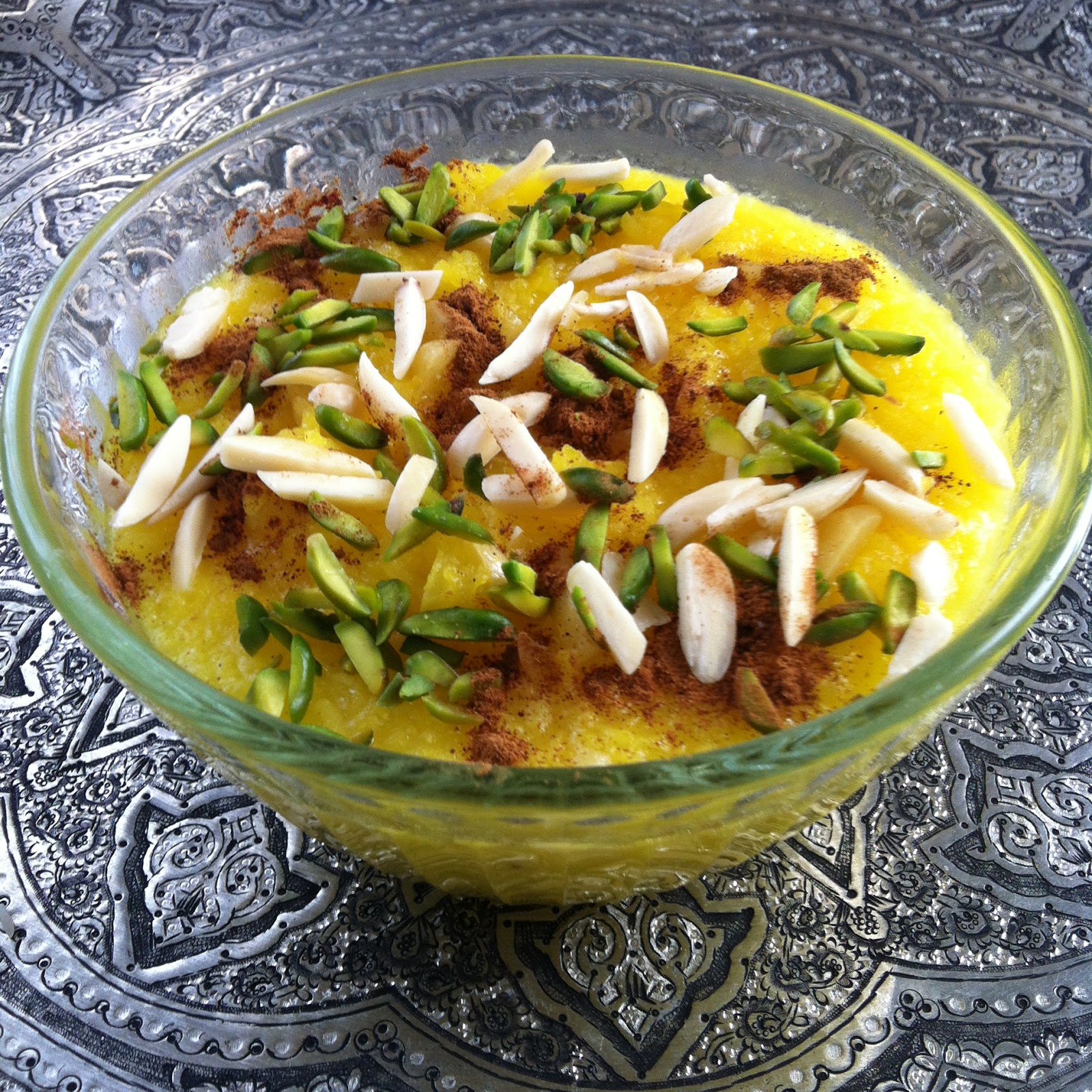 La mia cucina persiana: Shole Zard - Il Budino di Riso con Acqua di ...