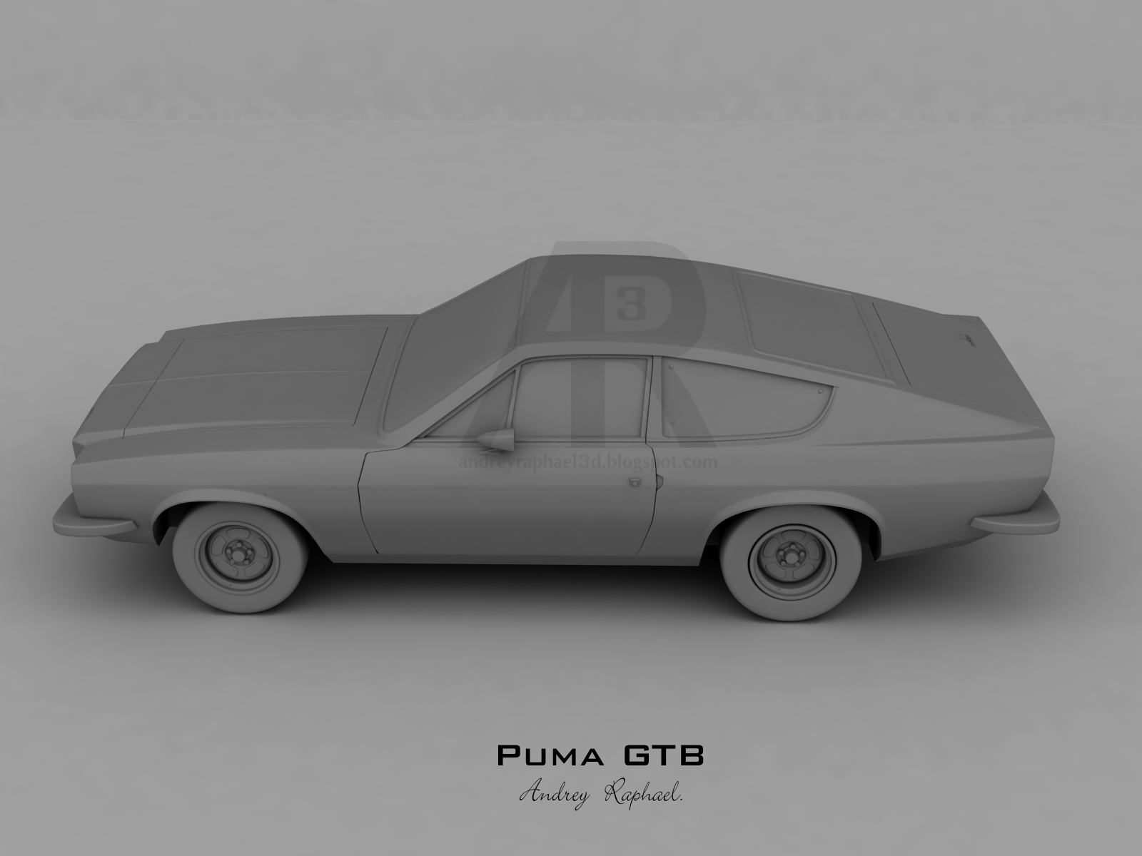 Andrey Raphael 3D : Ford Maverick Grabber Blue 347 Stroker Supercharger ...