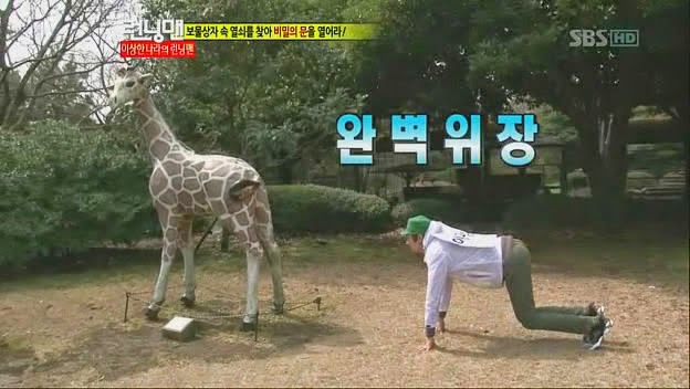 RUNNING MAN INFO & NEWS: LEE KWANG SOO : GIRAFFE POSTURE