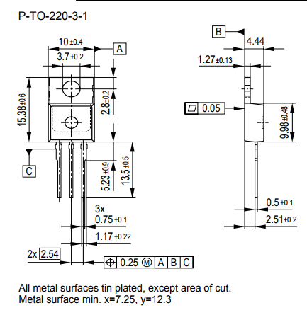 NPN PNP Transistor: SPA03N60C3 Infineon Cool MOS Power Transistor Hot offer