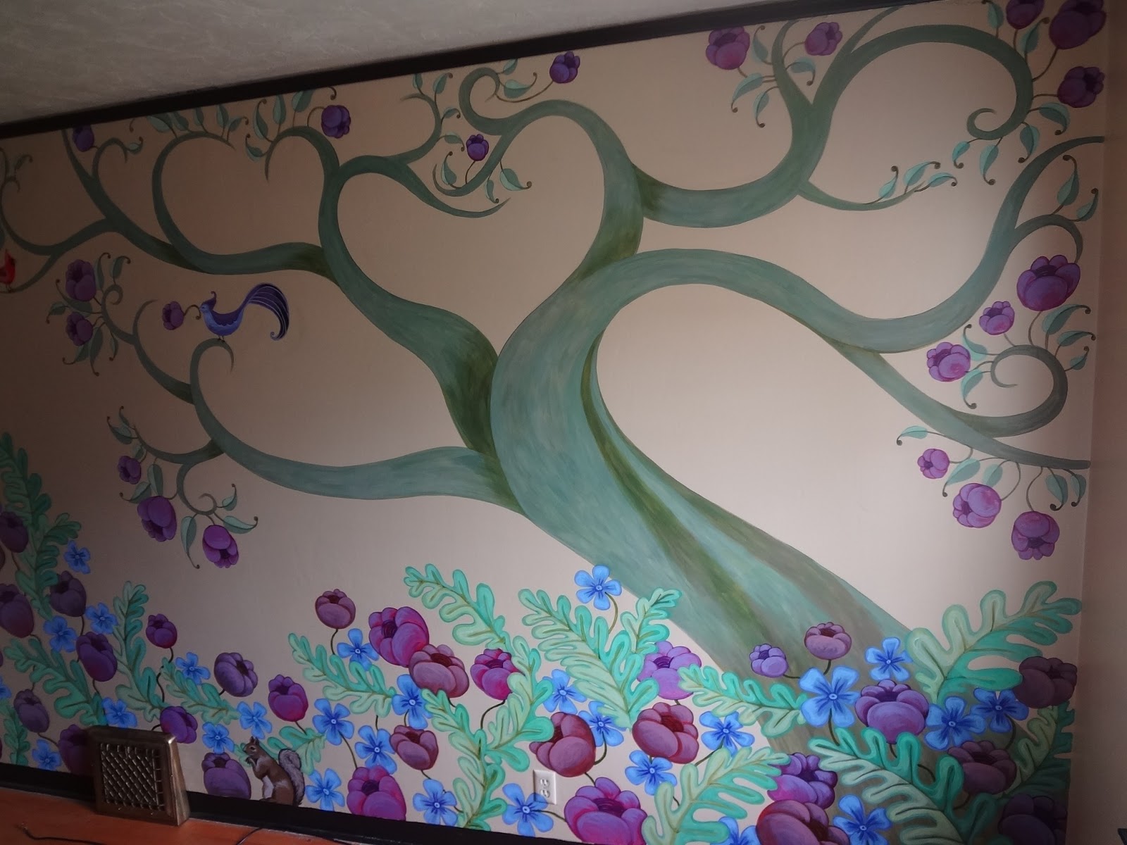 The Talking Walls: Tree of Life Mural - Finished!!