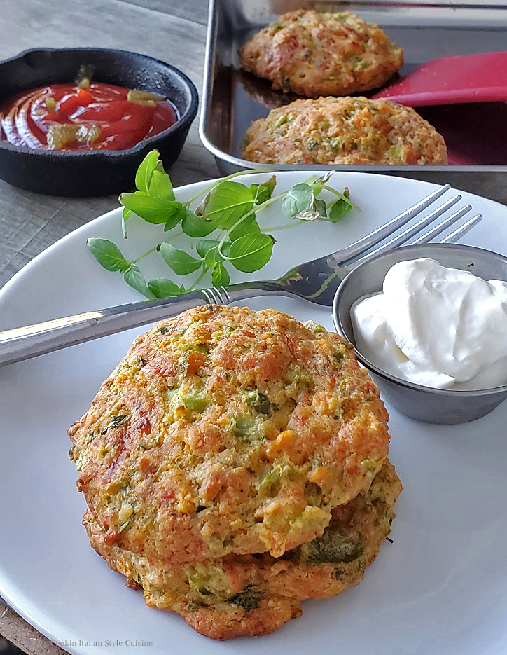 Baked Vegetable Fritters | What's Cookin' Italian Style Cuisine
