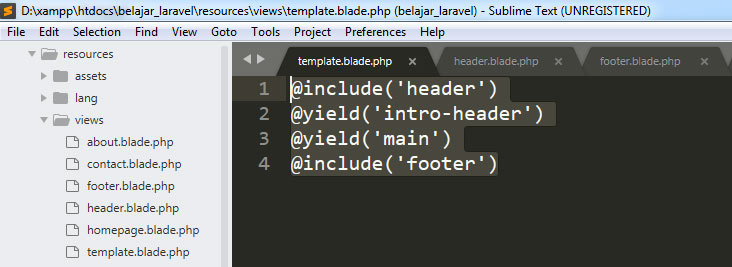 Sistem Templating Blade Pada Framework Laravel | Hengki Candra Sistem Templating Blade Pada Framework Laravel | Hengki Candra