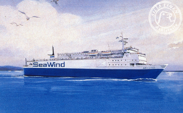 Merellä @ www.valkeatlaivat.net : Siljan Turun laivat / SeaWind Line ...