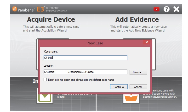 Digital Forensics Examiner: Mobile FORENSICS:PARABEN E3 FORENSIC PLATFORM FREE EDITION