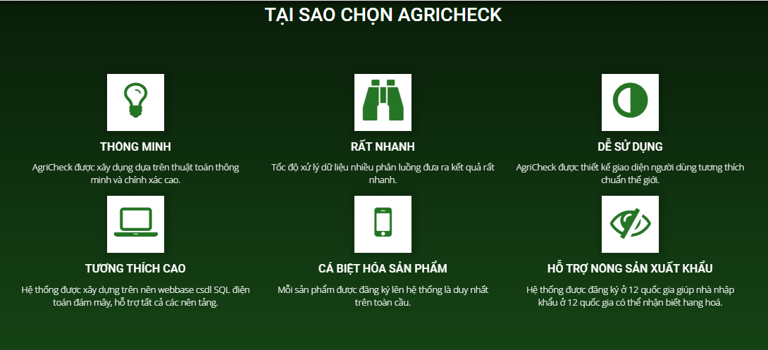 Lý do lựa chọn sử dụng phần mềm truy xuất nguồn gốc Agricheck ~ Phần mềm truy xuất nguồn gốc ...