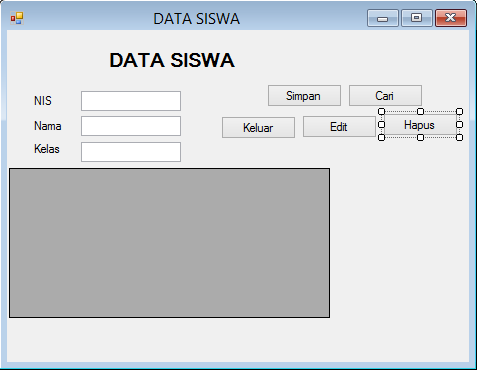 Aplikasi Simpan, Edit, Cari, Hapus Menggunakan Visual Basic 2010 | Code ...