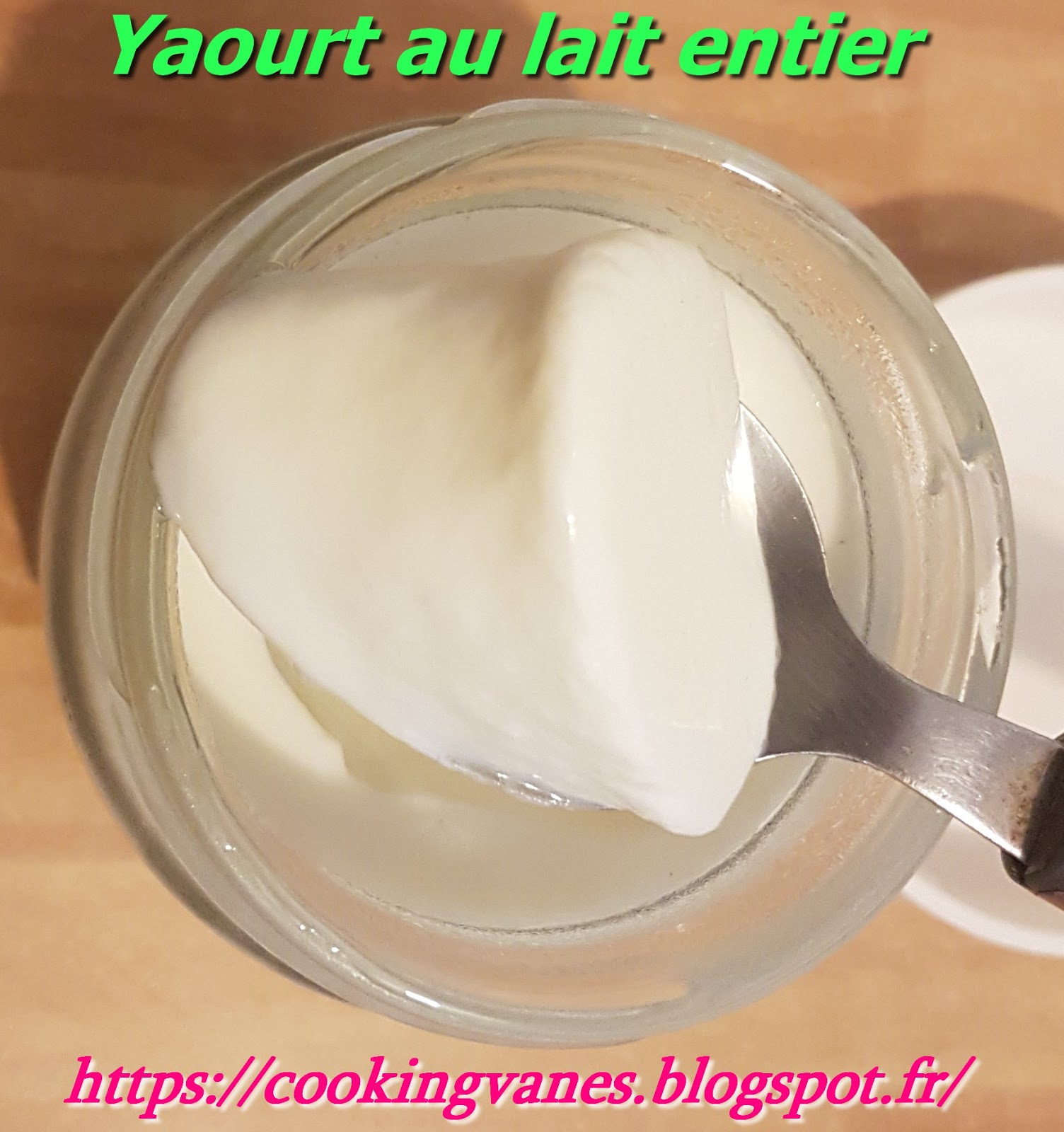 La cuisine de Mimi: Yaourt au lait entier à la yaourtière