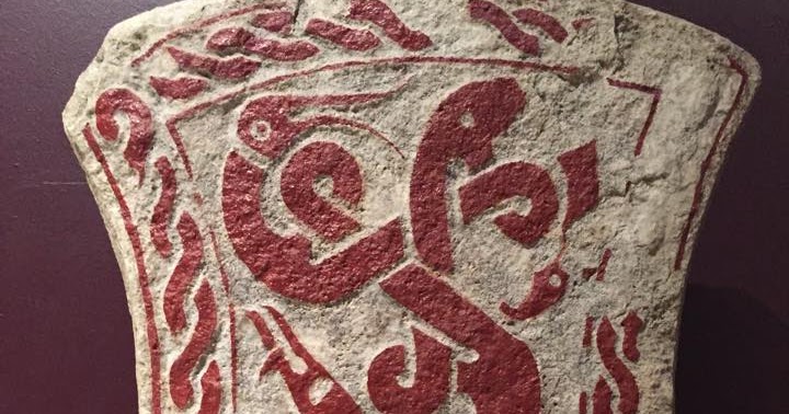 Snake-Witch Stone 400–600 CE from Gotland