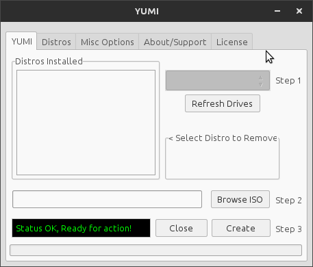ทำ Mutiboot USB บูตหลายๆระบบด้วย Yumi บน Linux mint/Ubuntu/Debian ...
