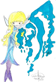DIBUJOS DE CARLA: HADA DEL AGUA