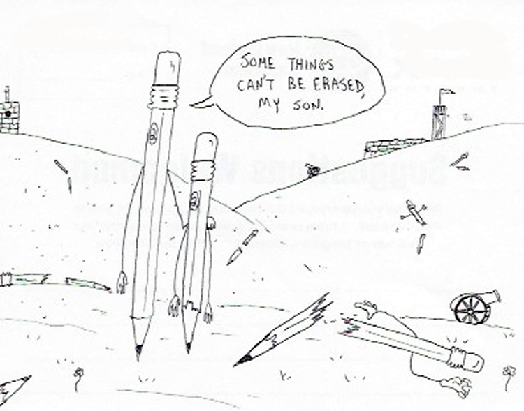 This Isn't Going To Fly: Aftermath of the Great Pencil Battle