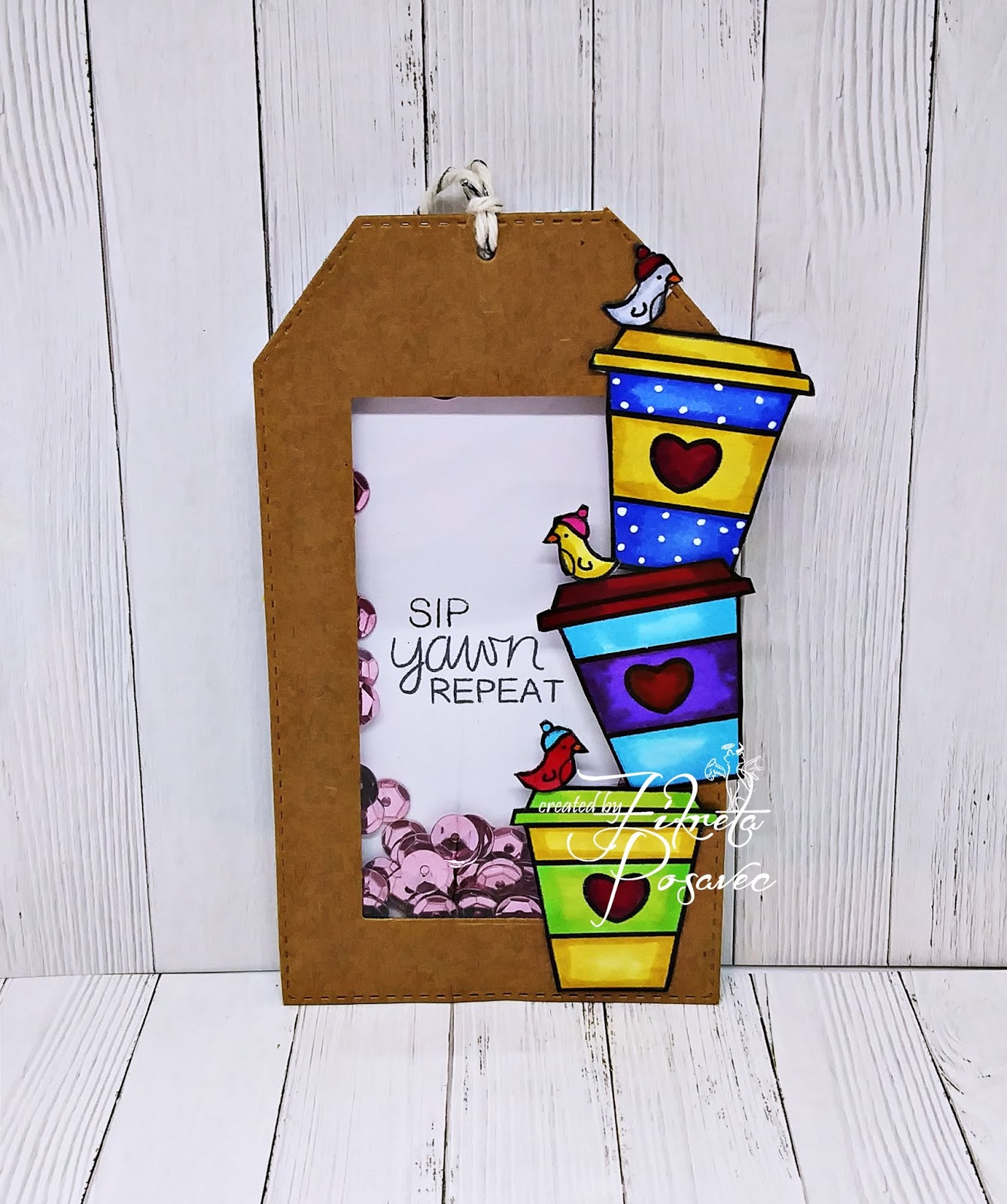 Sip,yawn,repeat ~ Bad Kitty's Craft Room