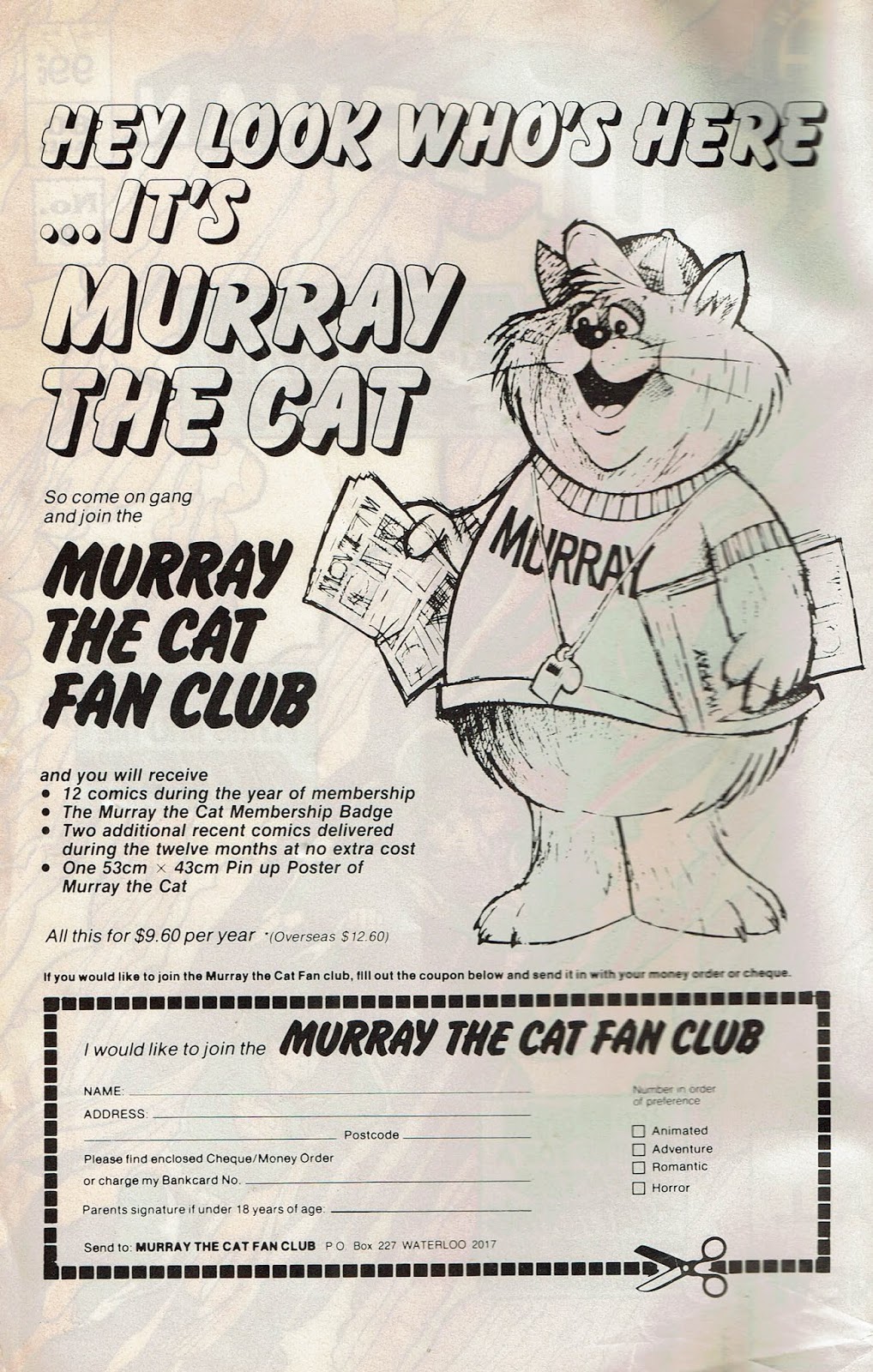 notes from the junkyard: Dating the Federal DC's: Murray the Cat Fan Club