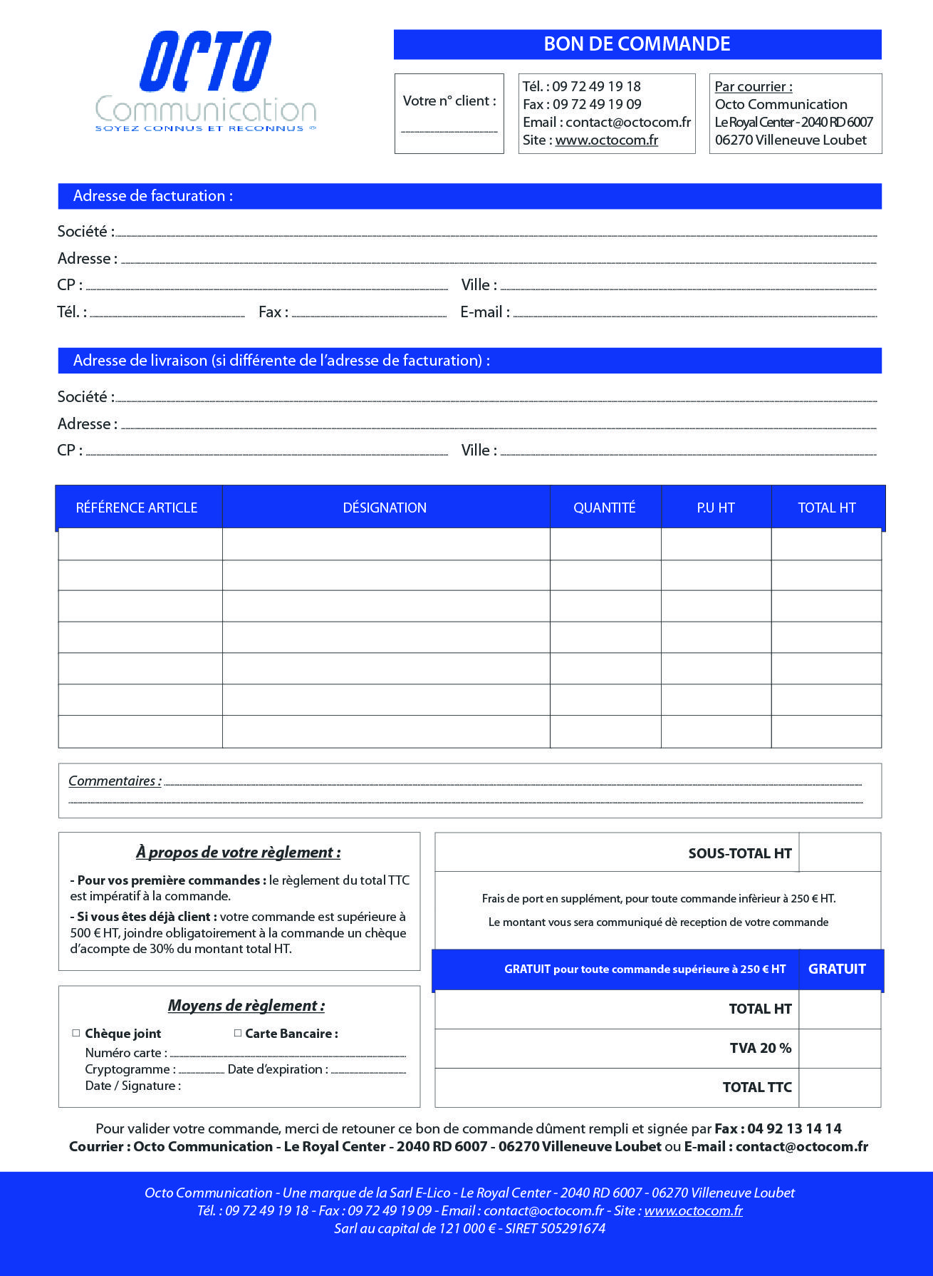 Bon De Commande ~ Medical Resume