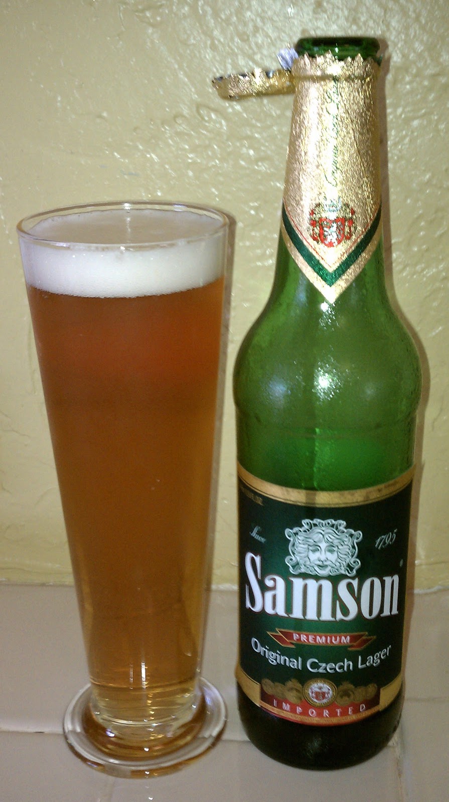 Noise Water Beer: Samson Original Czech Lager