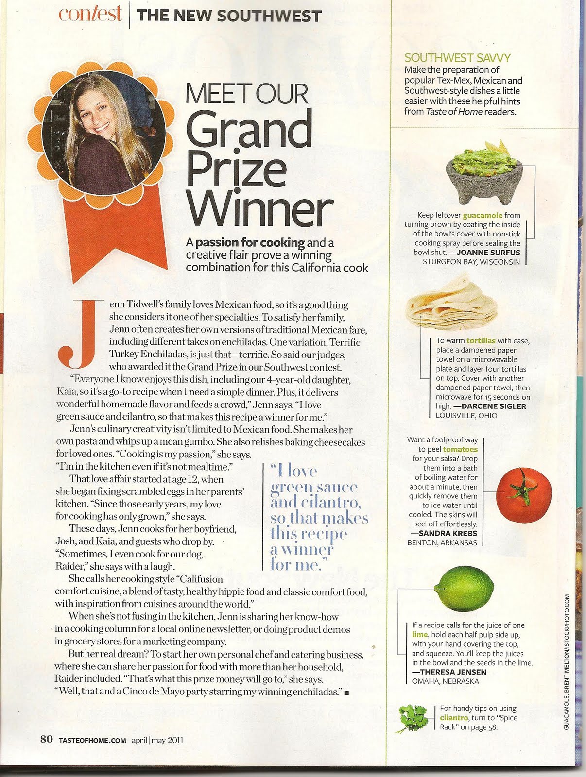 My Kitchen Kreations To You: My Published/Winning Recipes