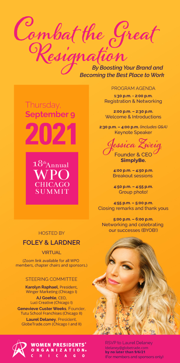 Women Presidents Organization Chicago: 18th Annual WPO Chicago Summit ...