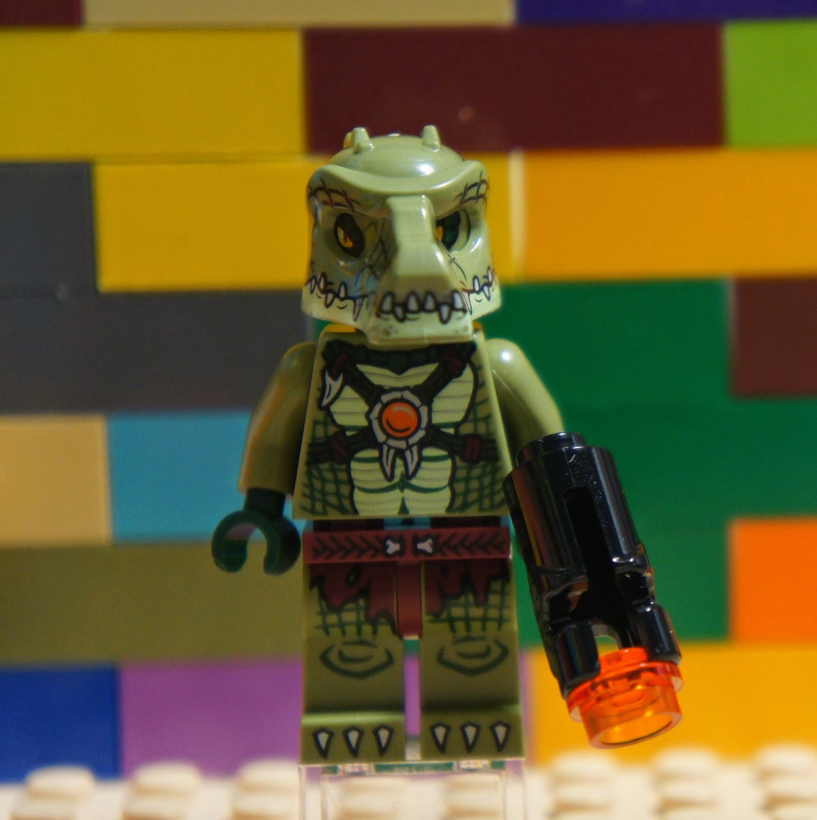 LEGO LOC123 CROCODILE WARRIOR #2 Minifigure Croco Tribe Legends of ...